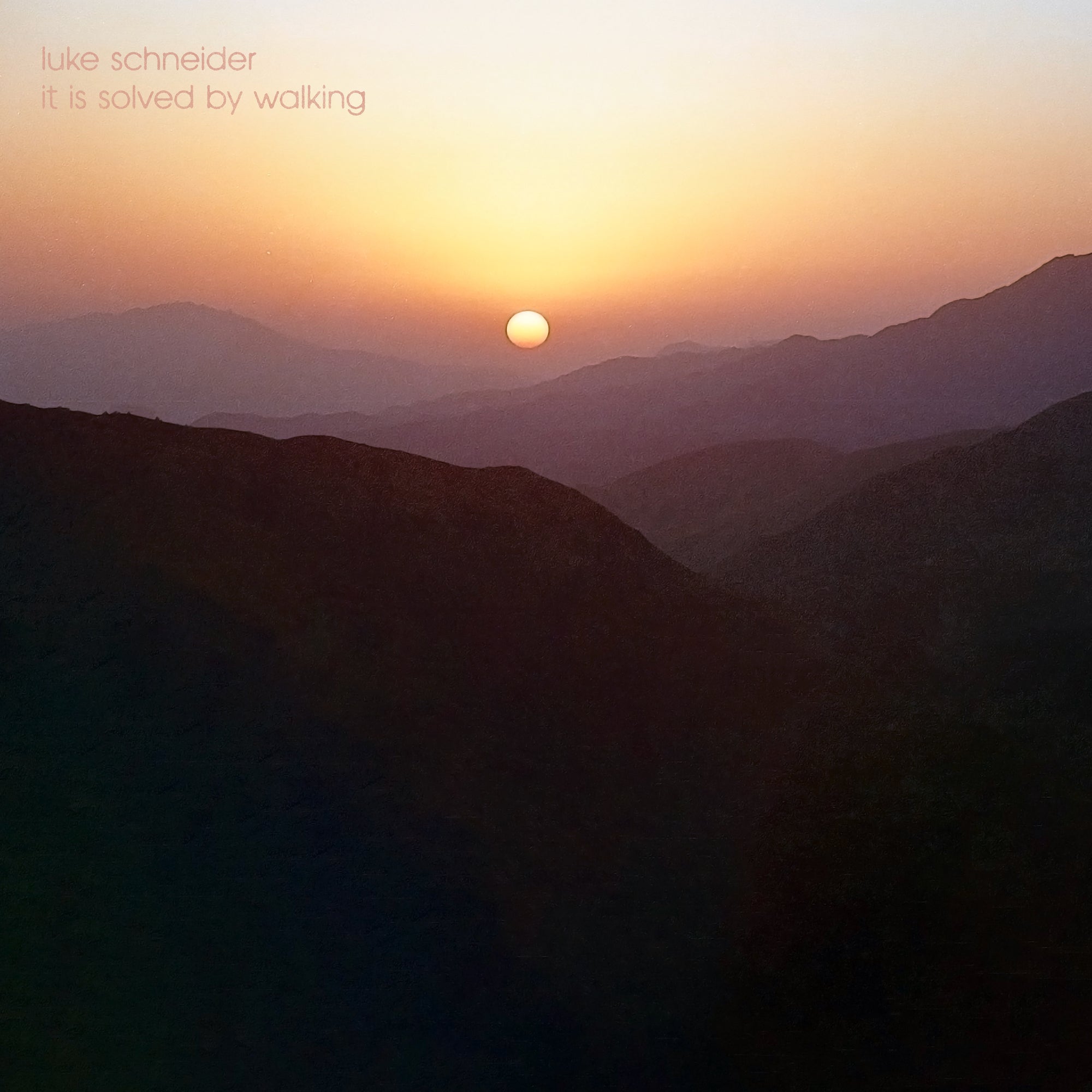 LUKE SCHNEIDER ANNOUNCES IT IS SOLVED BY WALKING EP, OUT DIGITALLY ON ...